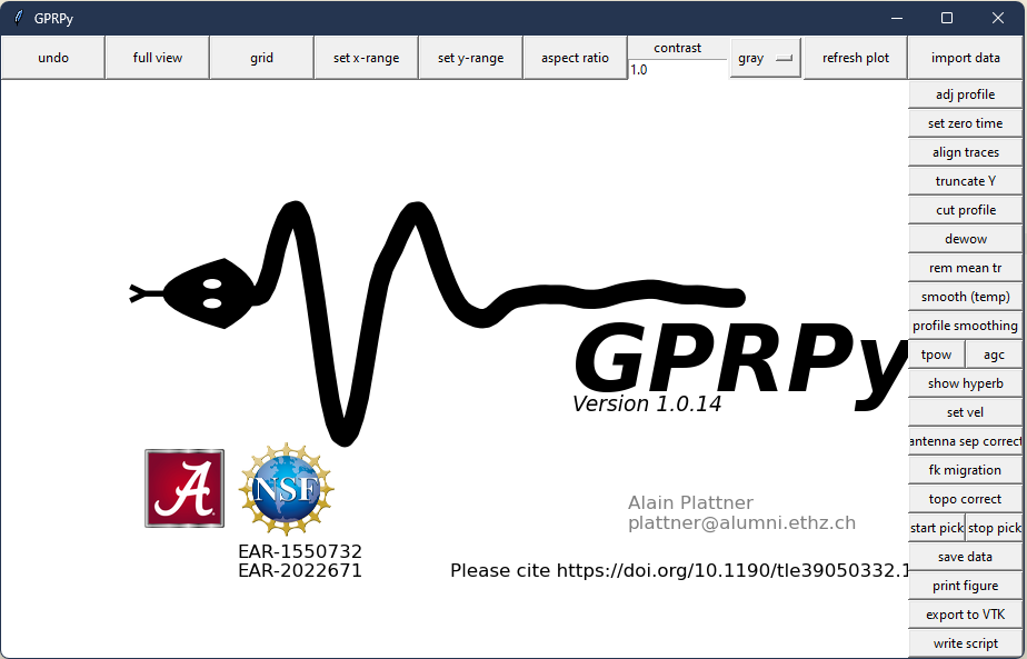 GPRPy - Procesamiento de Datos de Radar | José María García Márquez